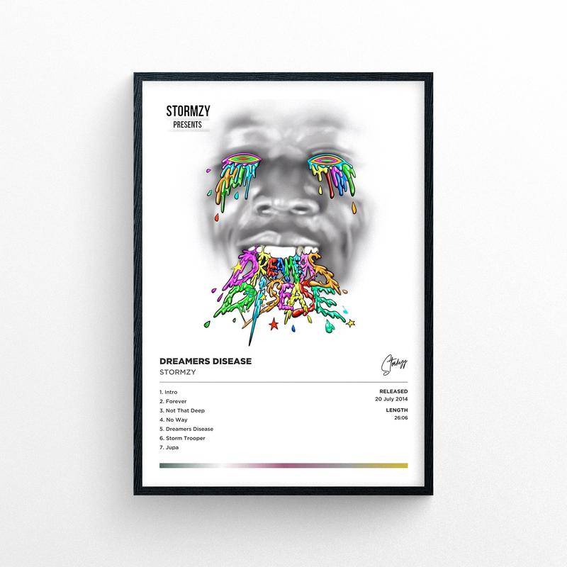 Stormzy - Dreamers Disease Unframed Poster Print | Polaroid Style ...