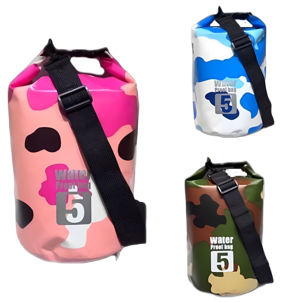 GS398 Max 20.- Waterproof Bag Military Pattern With Shoulder Strap Size 2l/3L/5L/10L/15L/20L ...