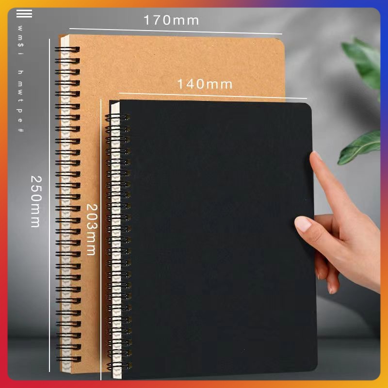 Loose Leaf Notebook A5 kraft Paper/ Loose Leaf Note Book B5-60 Sheets ...