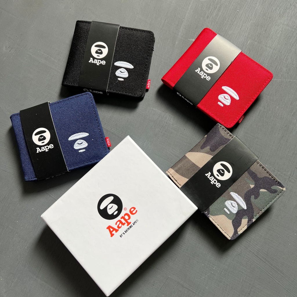 Ape Wallet Classic Short Wallet Men Card Holder Wallet Student Wallet ...