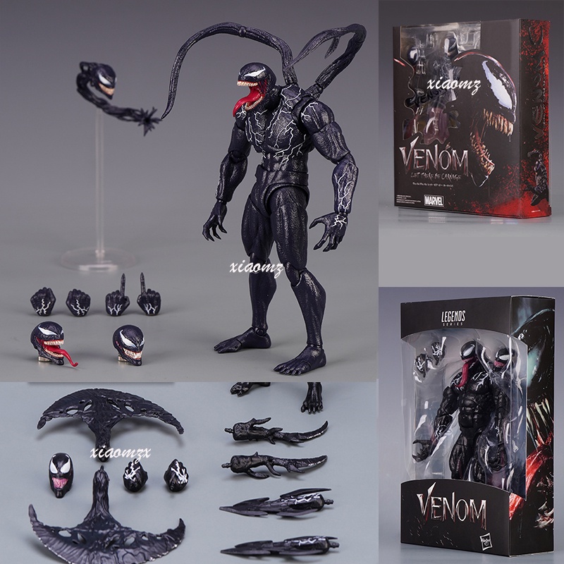 SHF Venom Marvel Movie Ver Change Face Film Articulado Action Figure ...