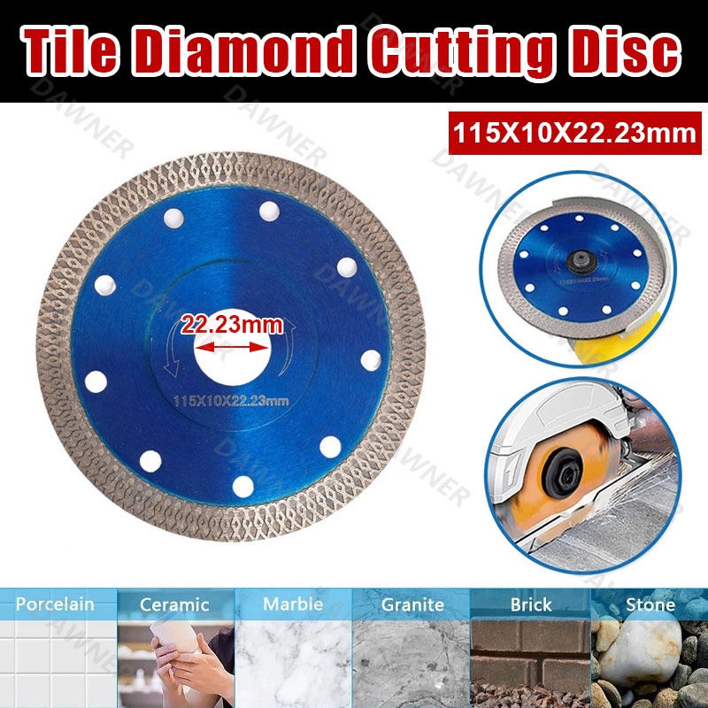 105mm/115mm Turbo Marble Tile Cutting Disc 5 inch Granite Porcelain ...