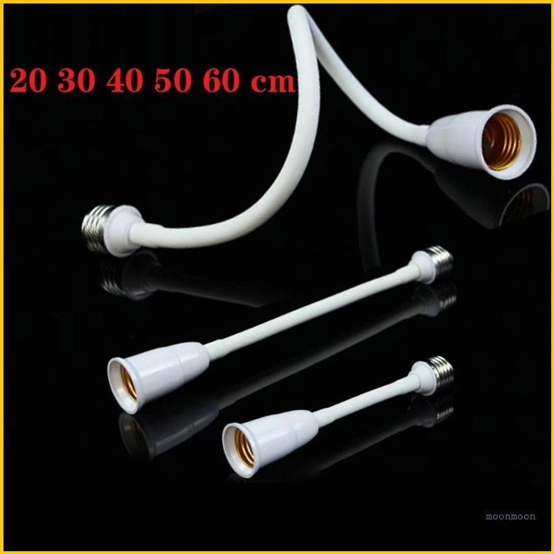 MOOMMY Flexible Light Bulb Lamp Socket Adapter Extender Adjustable Bulb ...