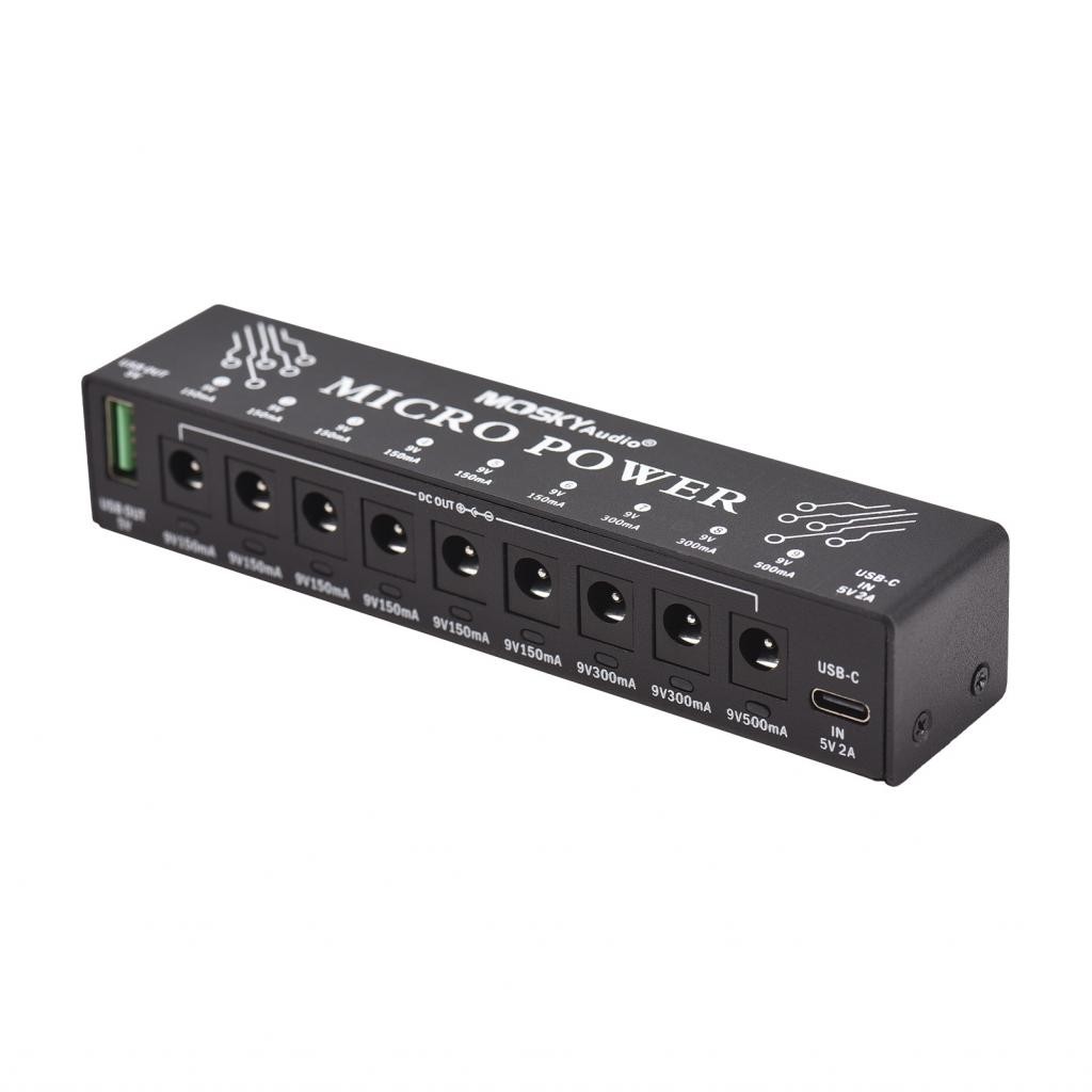 WOTAO 10-Channel Musical Instrument Power Supply with Independent Short ...