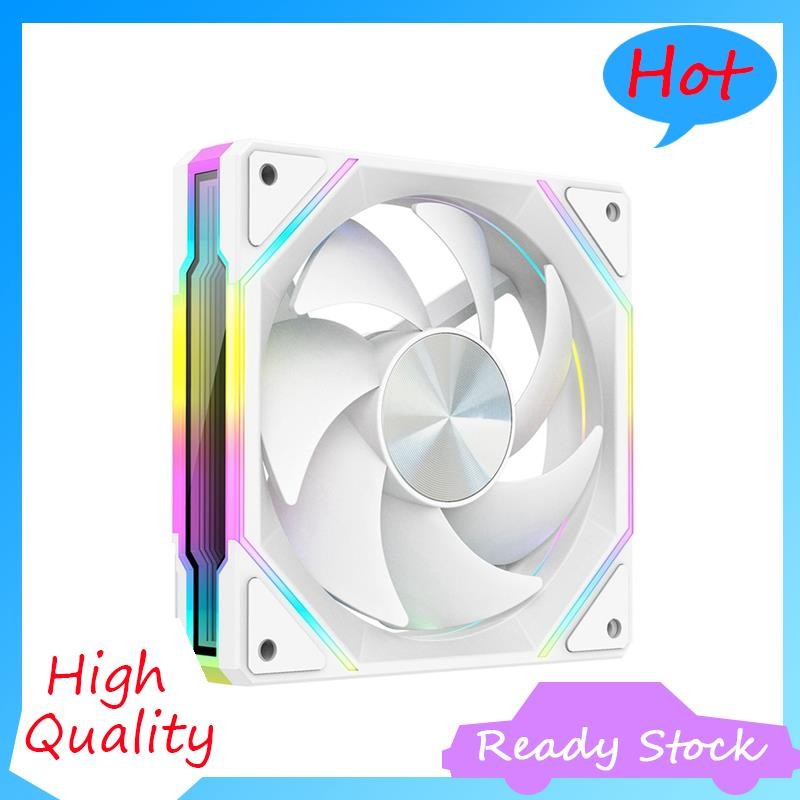 Mirror Fan RGB 120mm High Airflow PC Fans Ultra-Quiet PWM Speed Control ...