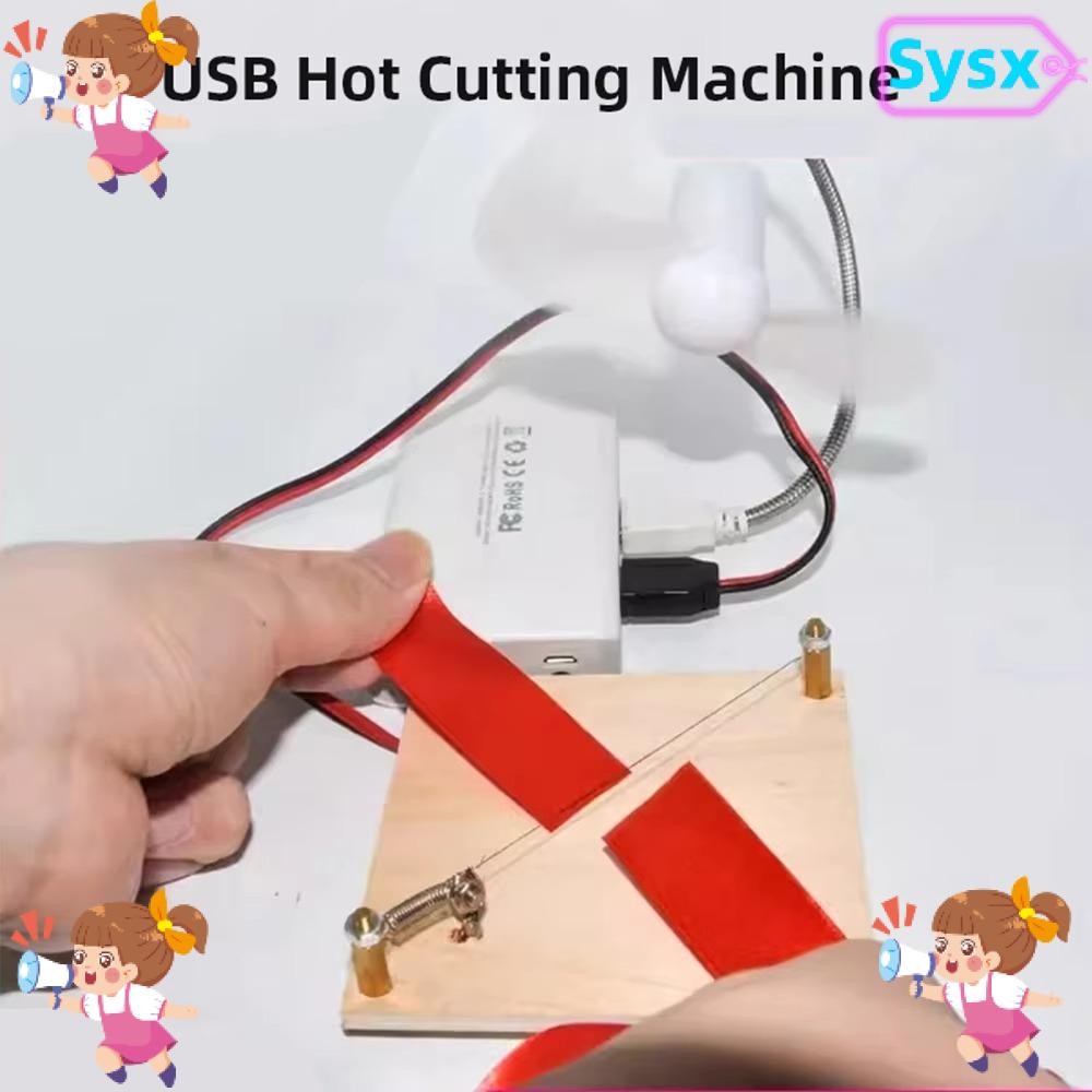 SYSX Mini Thermal Cutting|Cotton Ribbon Trimming Tape Artifact DIY Rope ...