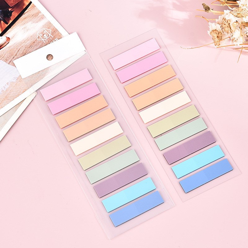 200 Pcs Page Markers Sticky Index Tabs Flag Tabs Self Adhesive Sticky ...