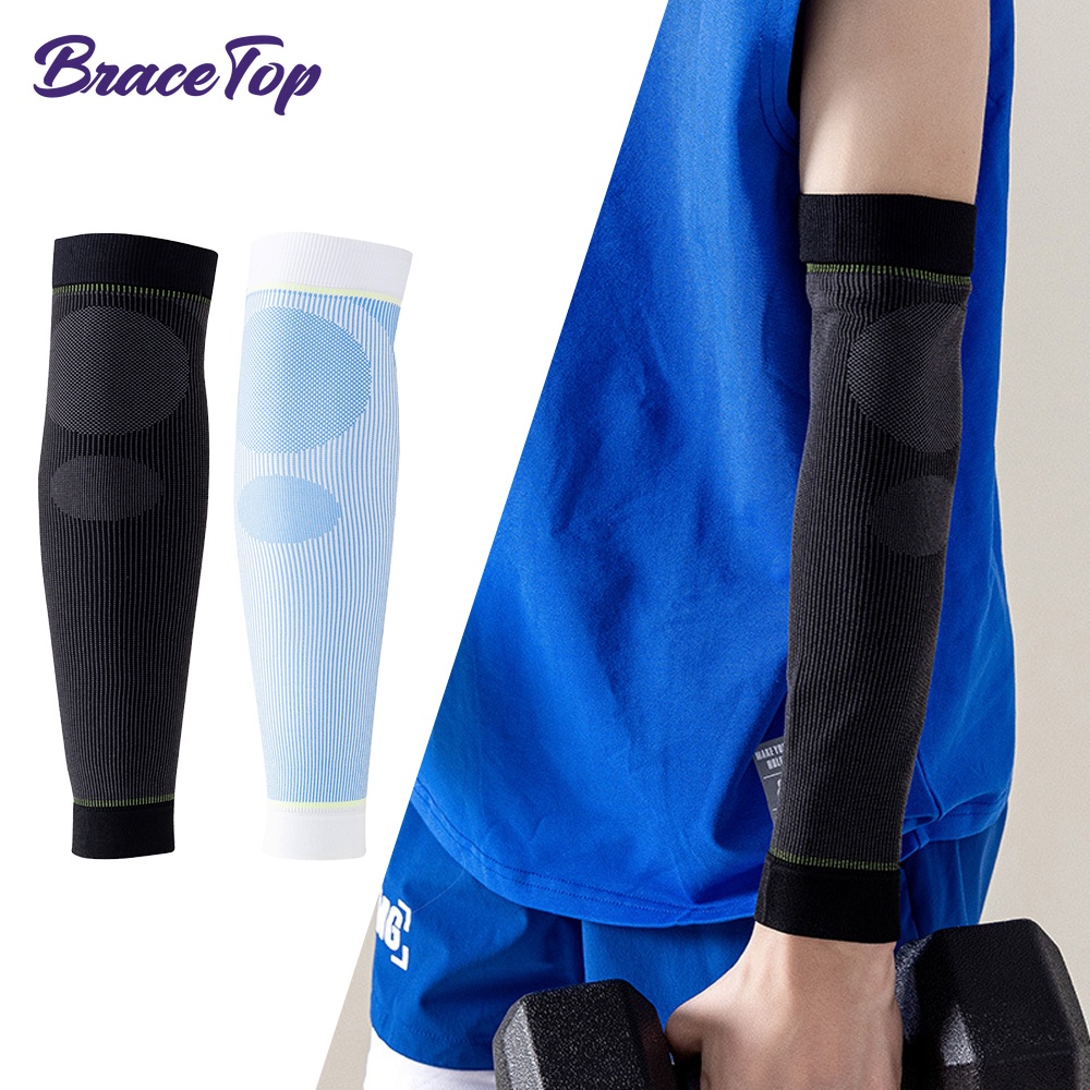 1 Pair Compression Arm Sleeves 20-30mmHg For Men Women Arm Support For ...