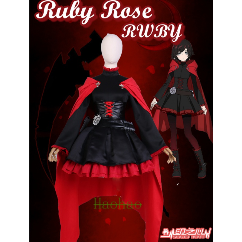 RWBY Ice and Snow Empire Red Trailer Ruby Little Red Riding Hood Combat ...
