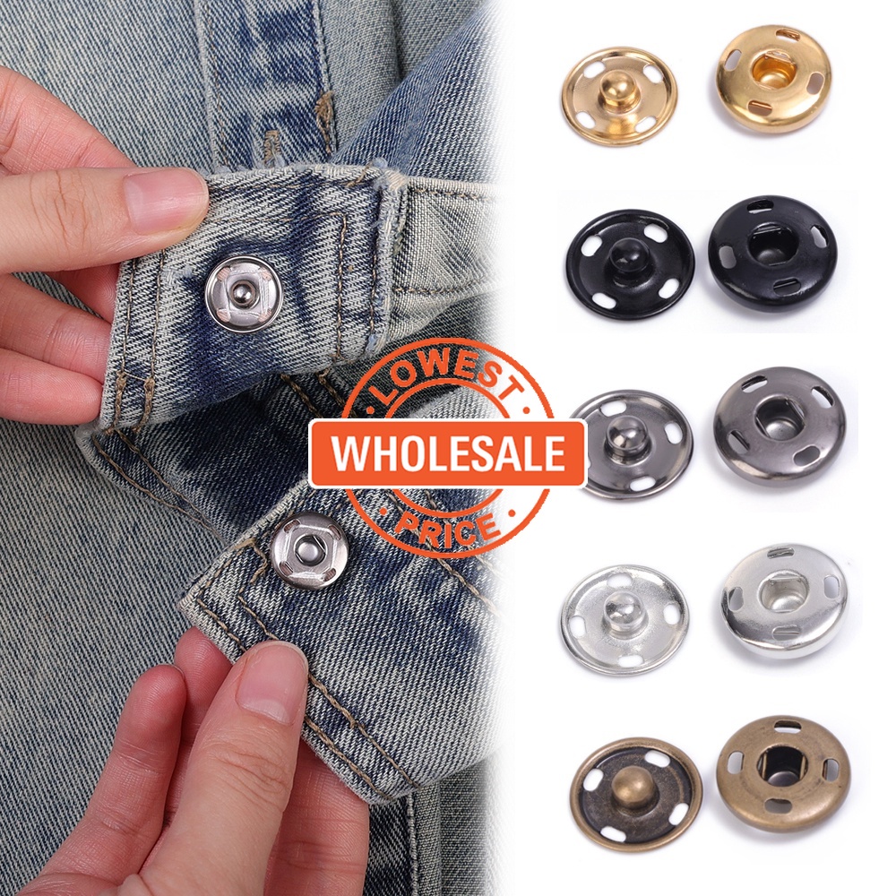 [ Wholesale ] Universal Sewing Supplies / Metal Snap Buttons Jean ...