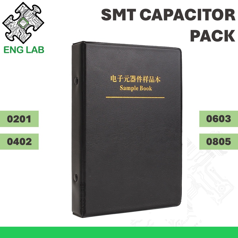 ENGLAB★SMT Capacitors Pack, 0201/0402/0603/0805 Footprint, Capacitor ...