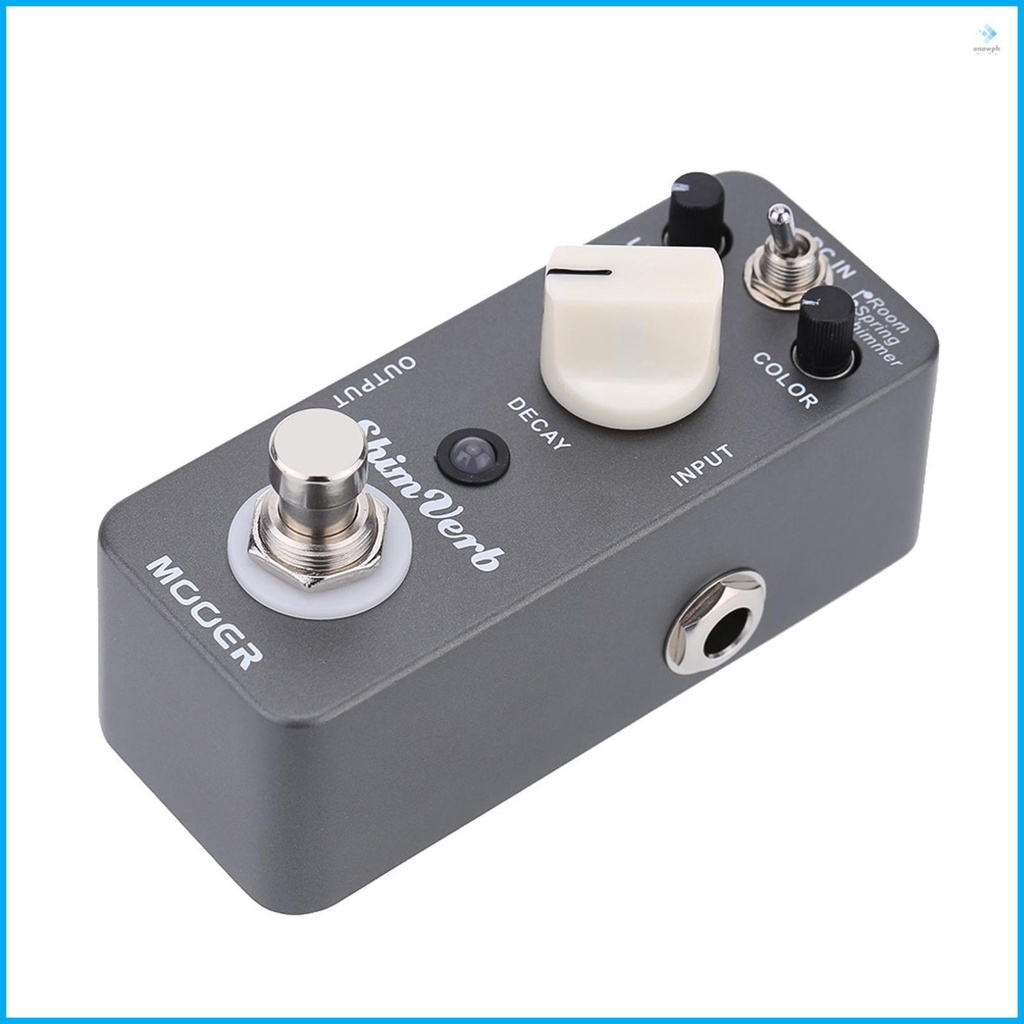 MOOER Shim Verb Micro Mini Digital Reverb Effect Pedal for Electric ...