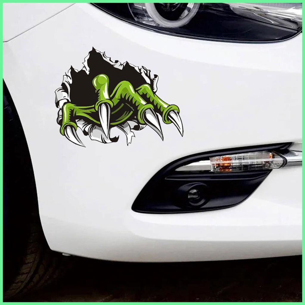 Car Windshield Decal Funny Car Door Ghost Claw Design Scratch Stickers ...