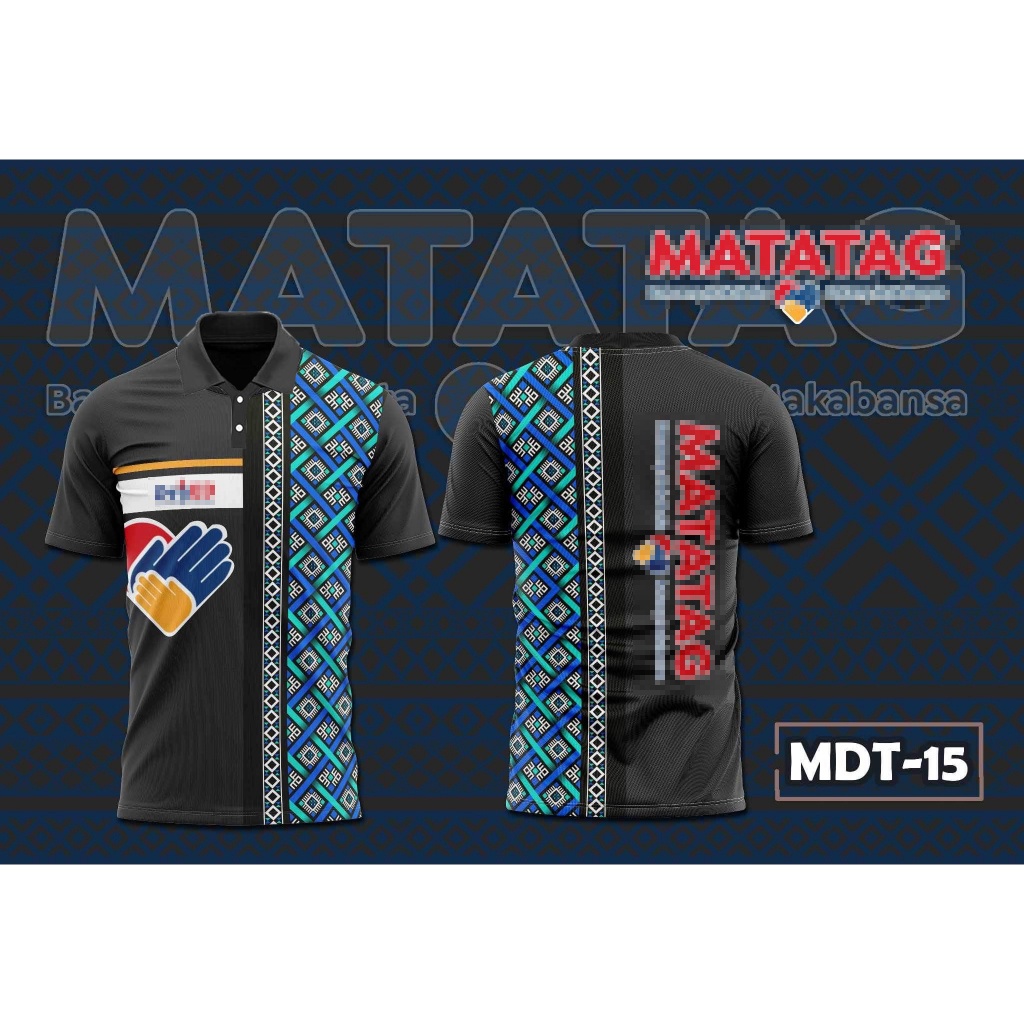 Matatag Uniform Sublimation Deped Badge Tshirt For Men And Women Polo