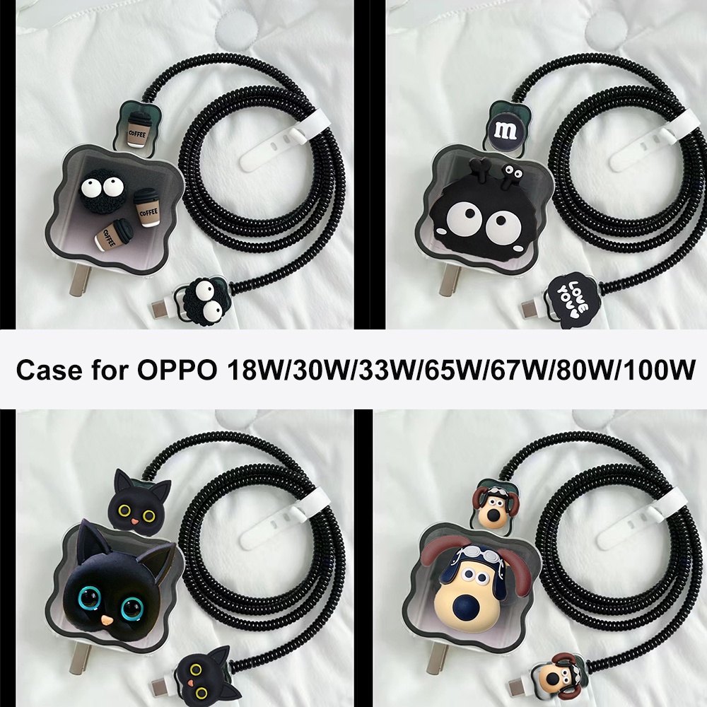 OPPO 67W Cartoon Charger Protector oppo Reno 10 pro plu 5G 100w Charger ...