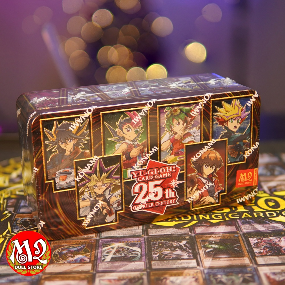 Yugioh 25th Anniversary Card Box tin: Dueling Heroes - Mega tin 2023 Genuine Konami - Imported ...