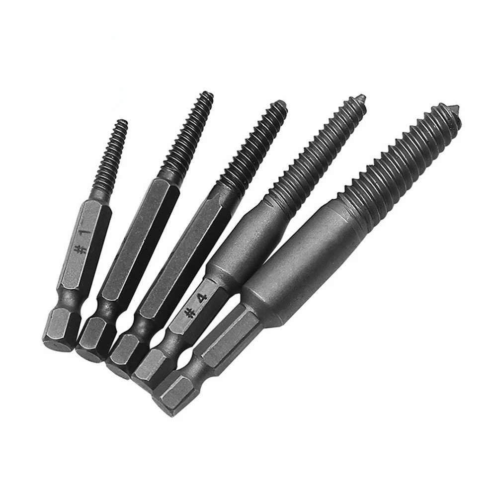 10pc Hexagonal Shank Broken Head Screw Extractor Screw Broken Head ...