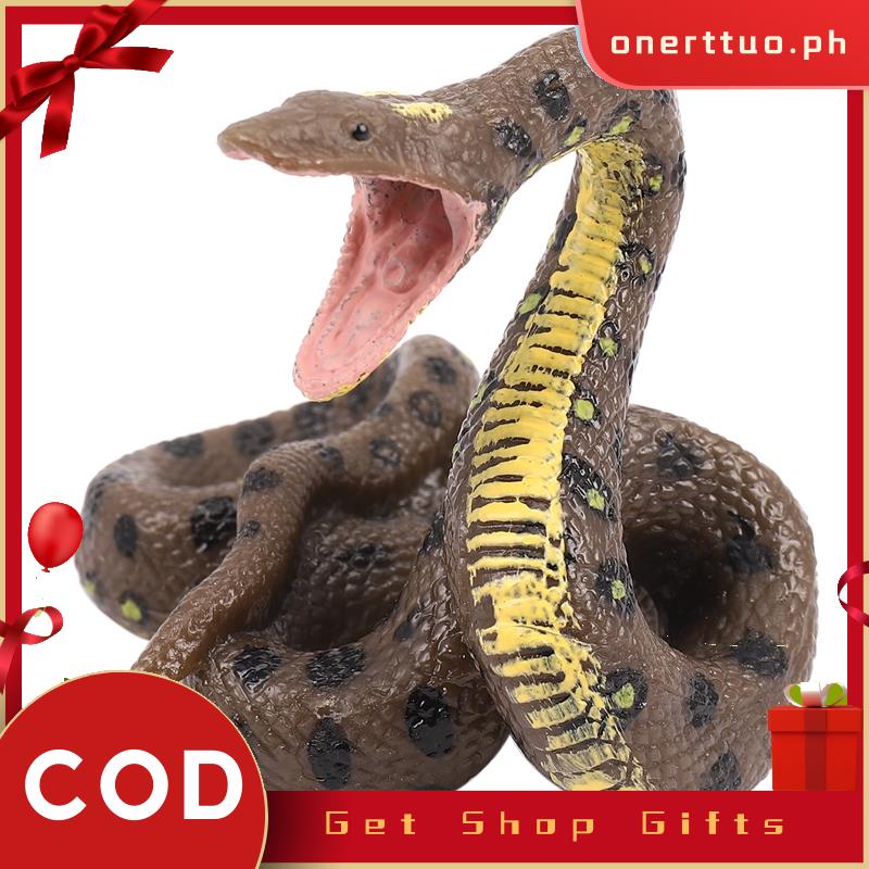 COD Children'S Toy Snake Model Simulation Reptile Giant Python Big ...