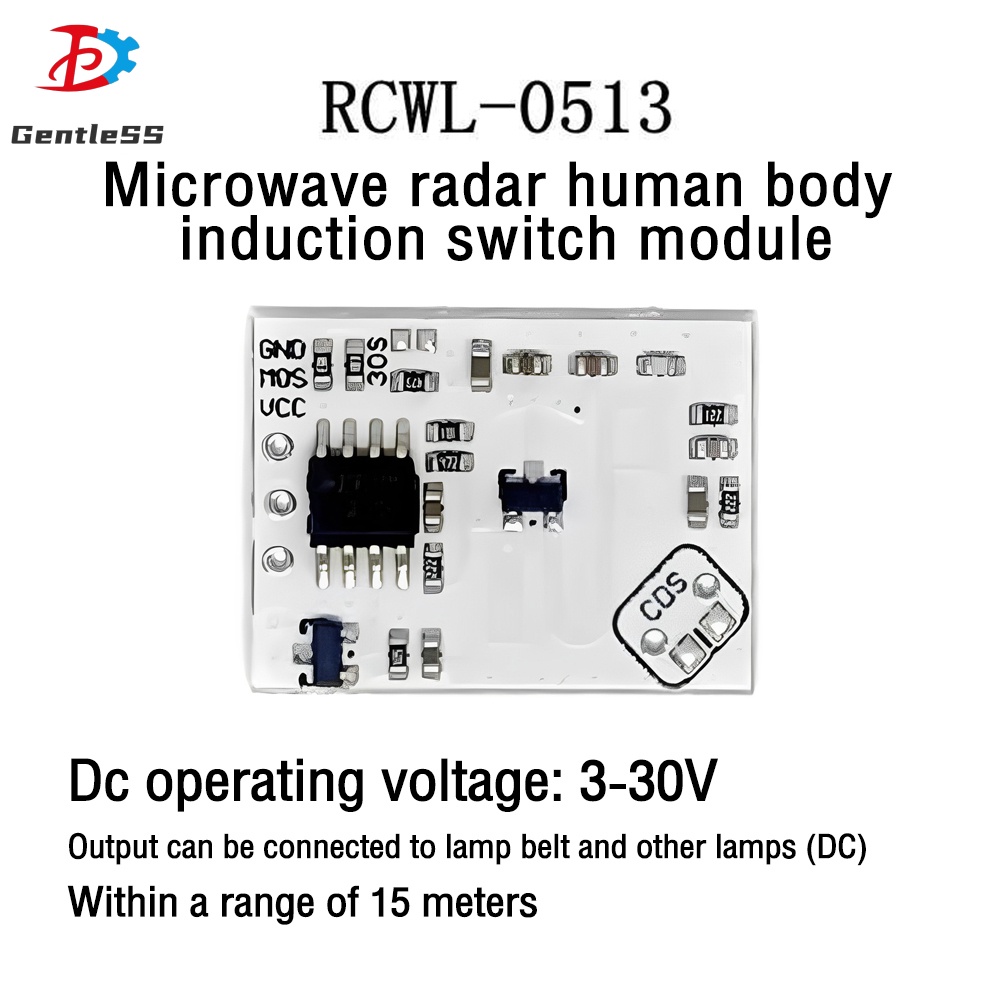 RCWL-0513 Microwave Radar Sensor Human Sensor Body Sensor Module ...