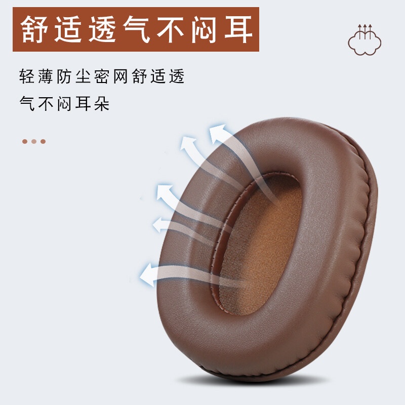 Oval Earphone Pad 80 * 100mm Earmuff for Baseus D02 Pro Headset ...