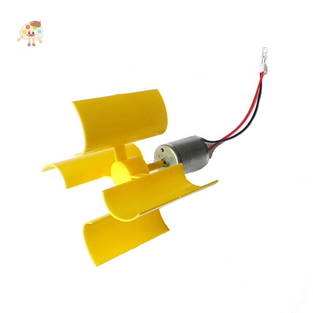 LON DIY Mini Dc Motor Vertical Micro Wind Turbines Blades Generator Set ...