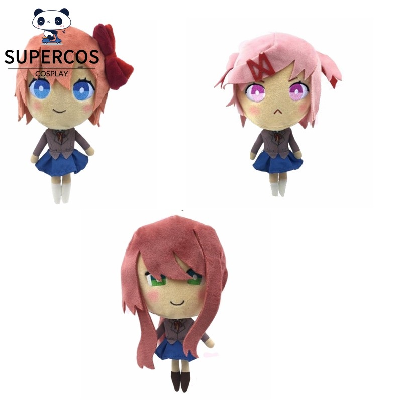 doki doki literature club Monika Sayori Natsuki Yuri Stuffed Plush Doll ...