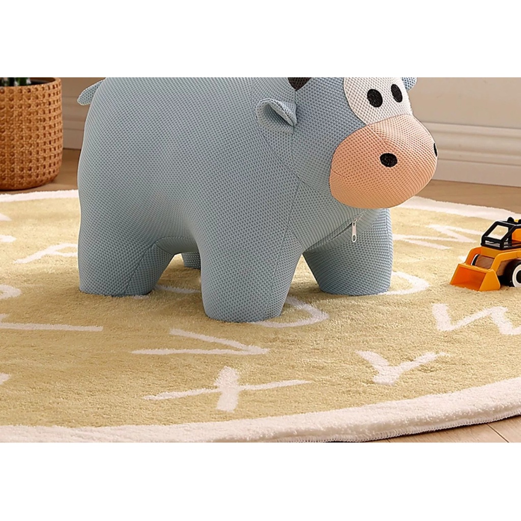 Animal Dinosaur Stool Children's Knitted Cute Cow Stool Cartoon Cute ...
