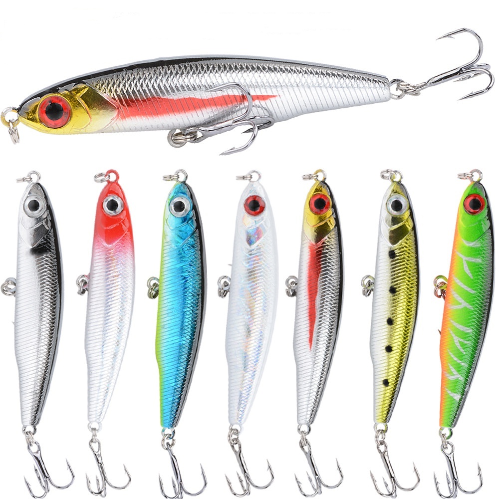 Fishing Pencil Lure 3.5g/5.4g/8.3g/12g Sinking Fishing Biat Full Water ...