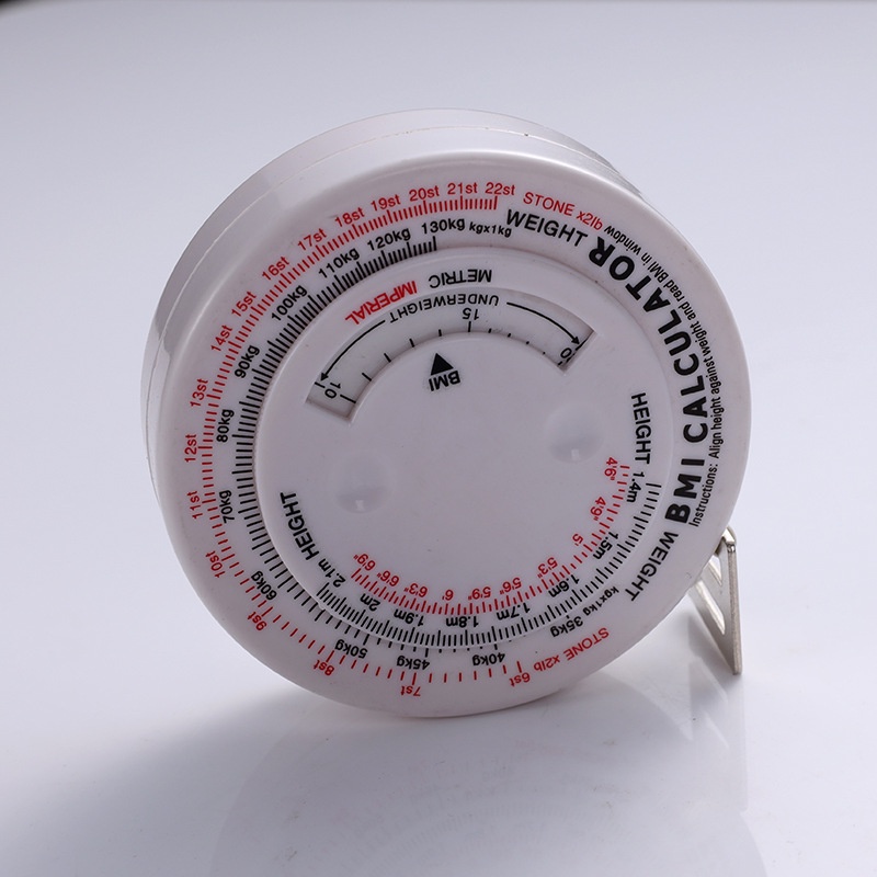 Large Circular BMI Health Tape Measure Telescopic Plastic Tape Measure ...