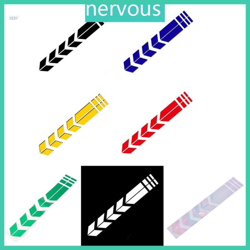 NERV Warning Reflective Sticker MTB Bike Frame Front Fork Waterproof ...