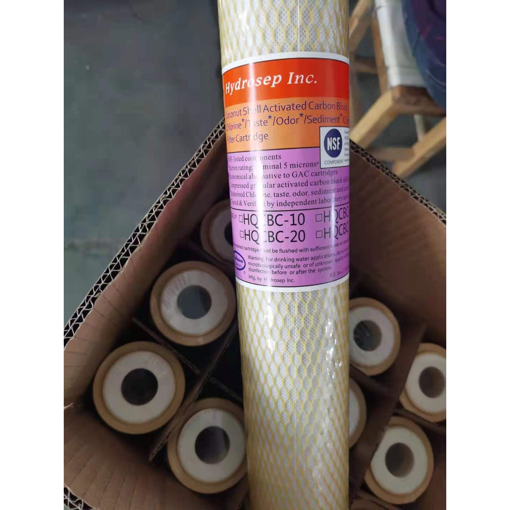 Hydrosep Carbon Block Filter CTO 20'' SL | Shopee Philippines