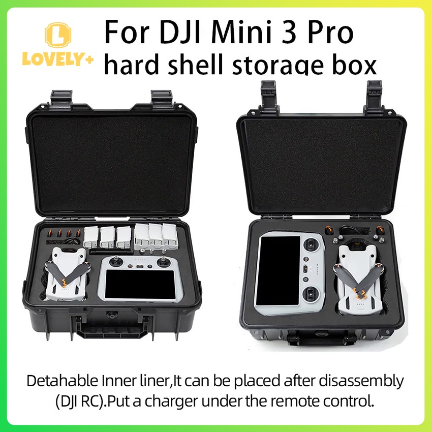 Portable Waterproof Hard Shell Storage Box for DJI Mini 3 PRO Storage ... Portable Waterproof Hard Shell Storage Box for DJI Mini 3 PRO Storage ...