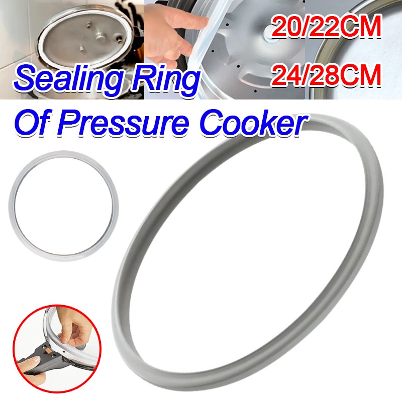 20-22-24-28cm Replacement Silicone Rubber Clear Gasket Home Pressure ...