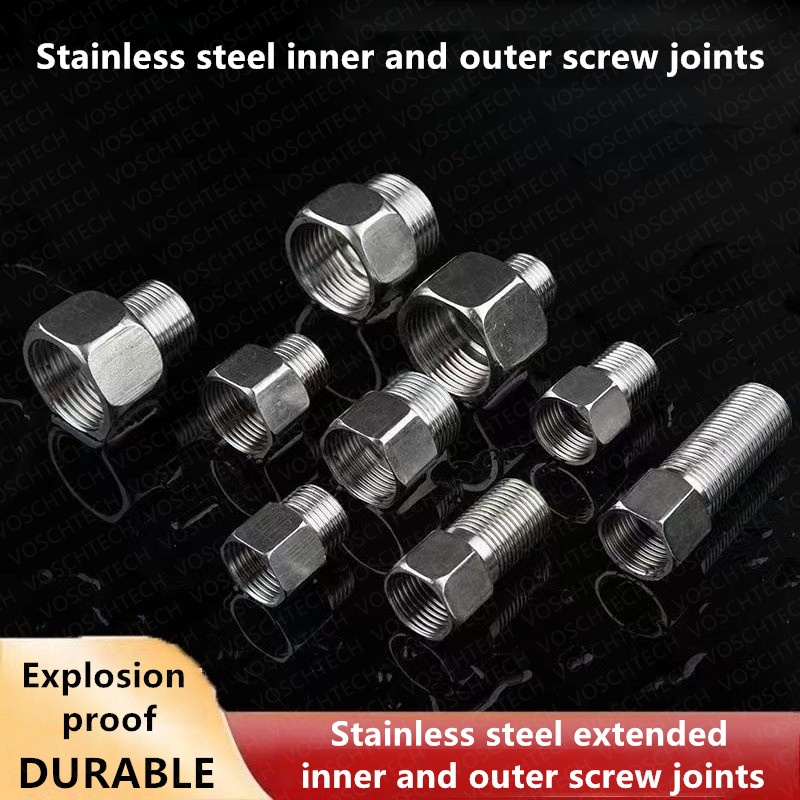 1/2"20MM Stainless Steel Bushing Water Pipe Adapter inner and outer ...