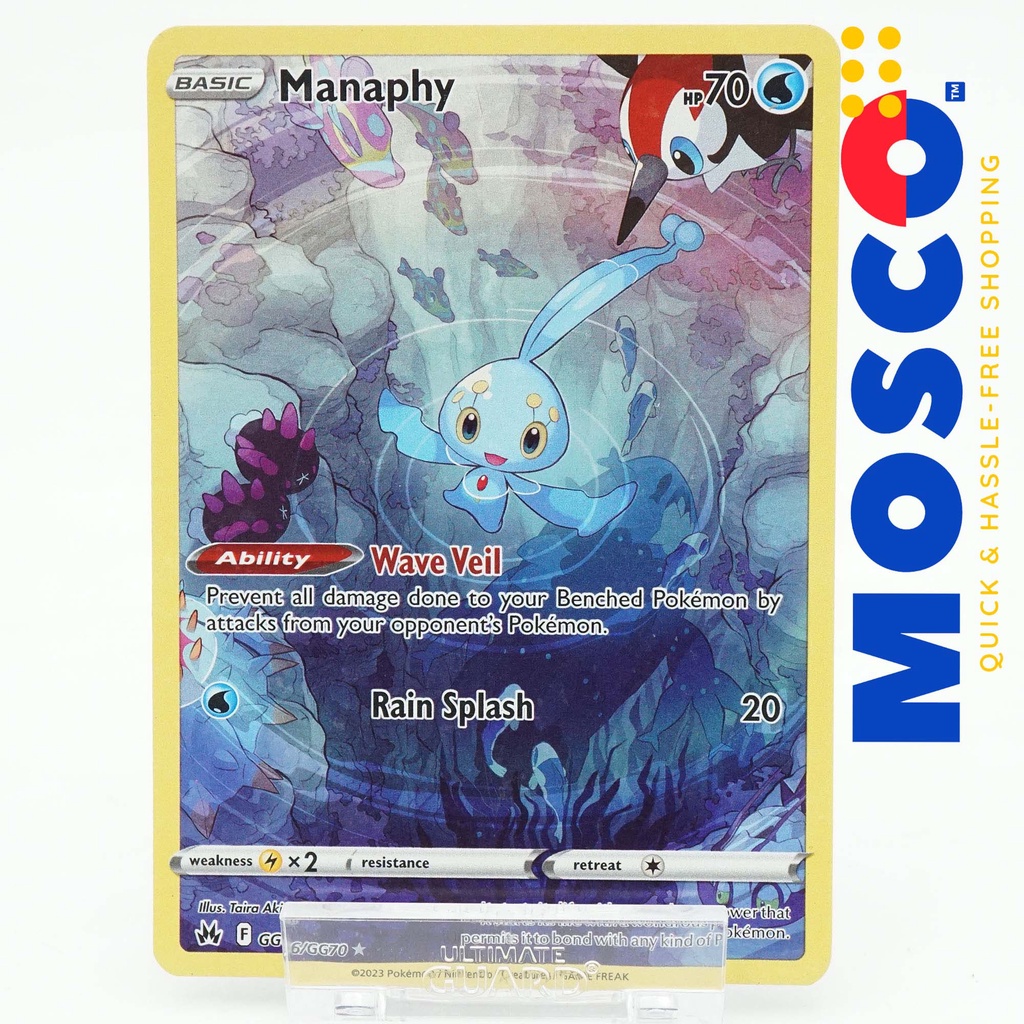 Manaphy - GG06/GG70 - Holo Rare Crown Zenith | Pokemon TCG | Shopee ...