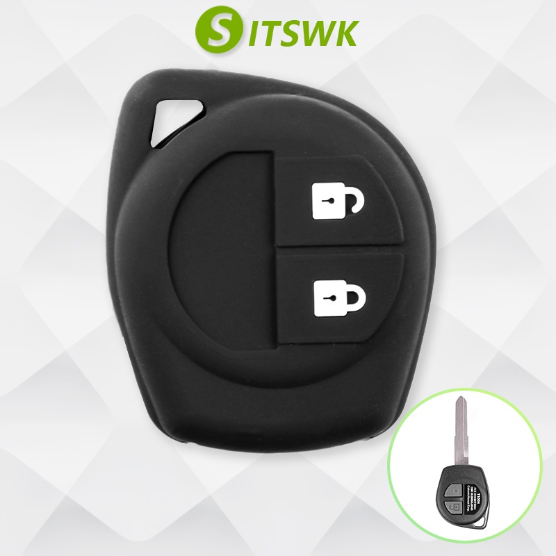 Silicone Car Key Cover For Suzuki Grand Vitara Swift Liana SX4 Alto ...
