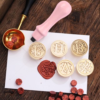 1Pcs Vintage 26 Letter Wax Sealing Stamps Head A-Z Initial Seal Stamper Post Envelope Gifts ...