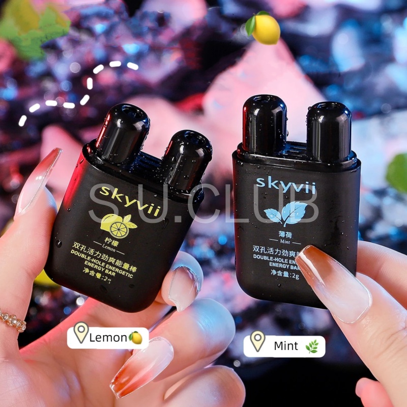 Skyvii Inhaler Energy Nasal Inhaler Stick Vitality Anti-Sleeping Liver ...