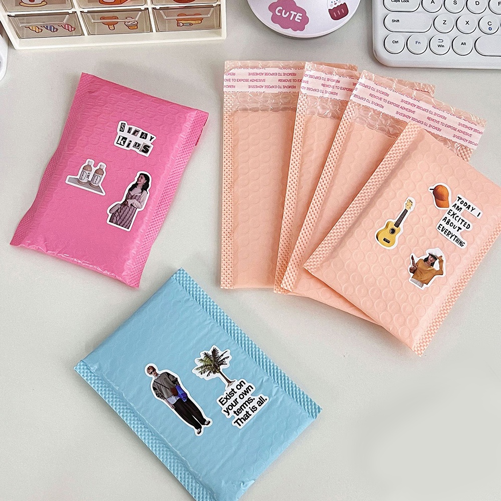 10pcs/ Set PE Bubble Envelope Bags Bubble Gift Wraps Padded Packaging ...
