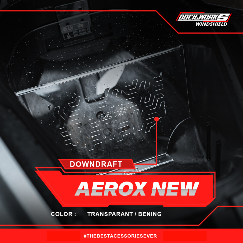 Acrylic downdraft luggage compartment Cover Downdraft AEROX New ...