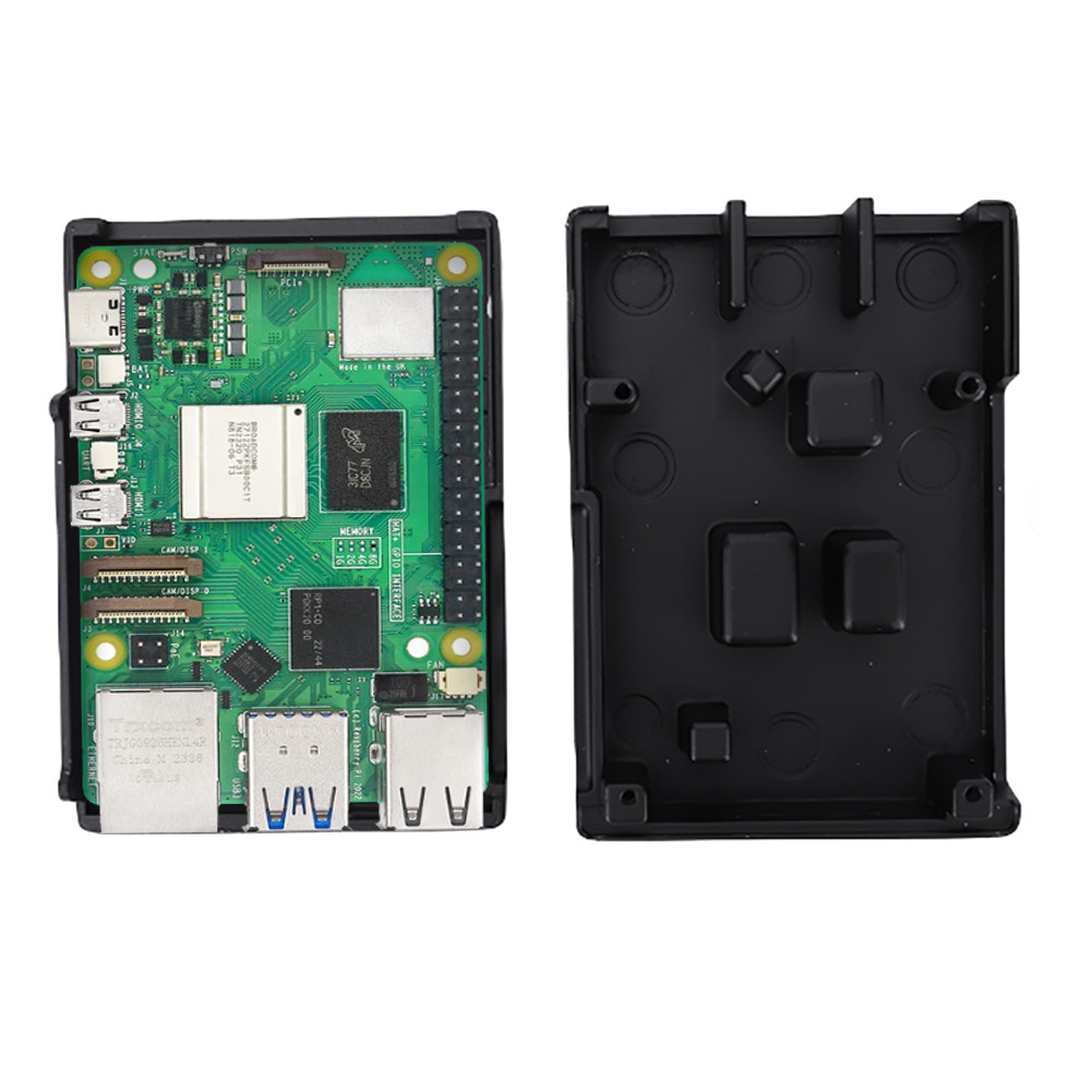 Raspberry Pi 5 Case Heavy Duty Passive Cooling Metal Case Anti ...