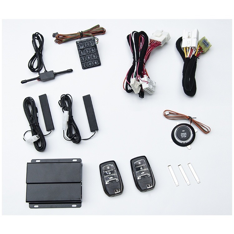 PKE Keyless Entry With Immobilizer Push Button Remote Engine Start Kit ...