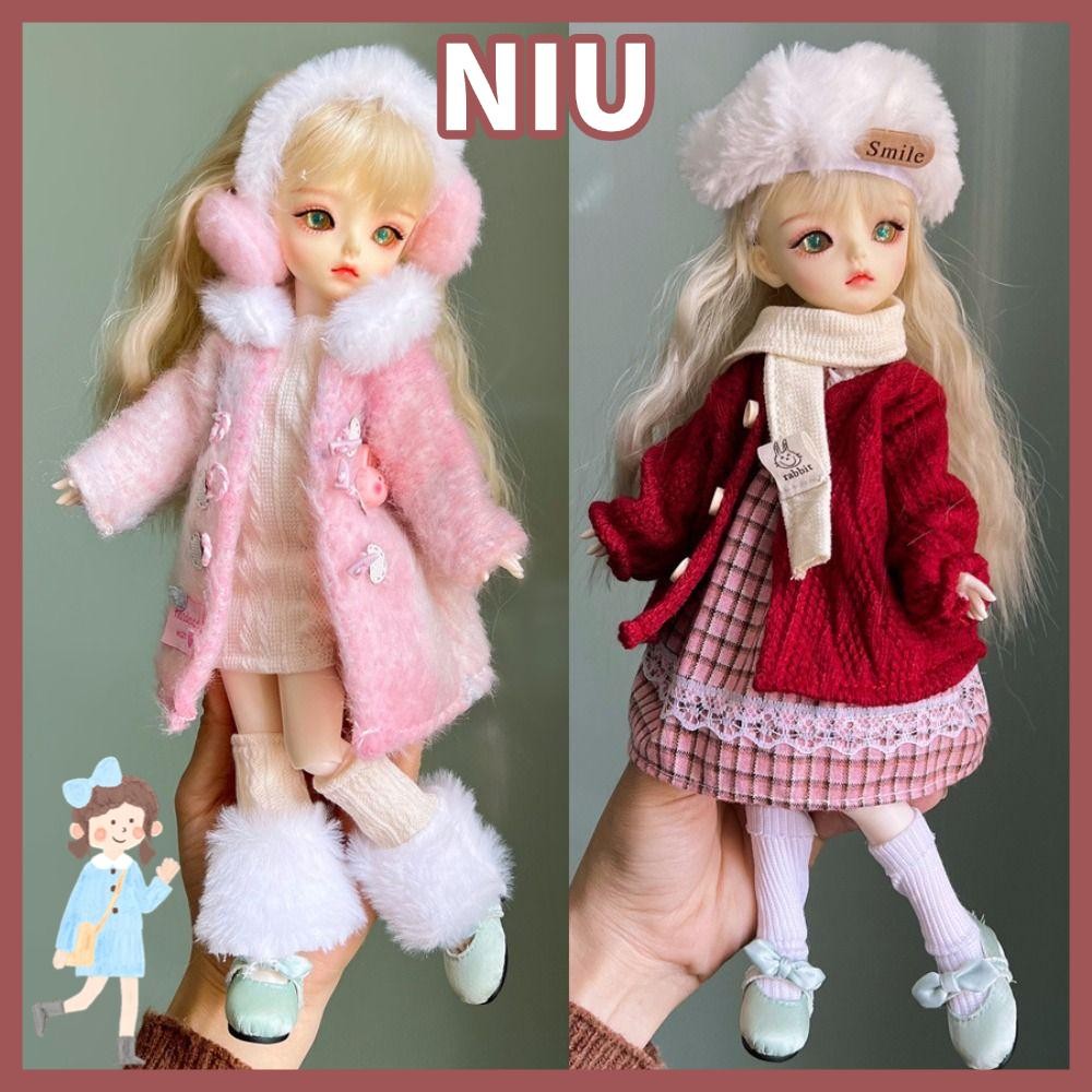 NIUYOUSI 30cm Doll Clothes, Mini Cartoon 1/6 BJD Doll Outfit Set ...