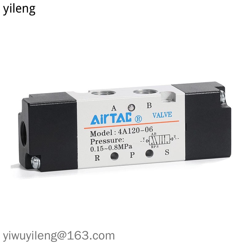 4A Series Airtac Type Pneumatic 5/2 Port Control Solenoid Valve 4A120-06 4A12006 | Shopee ...