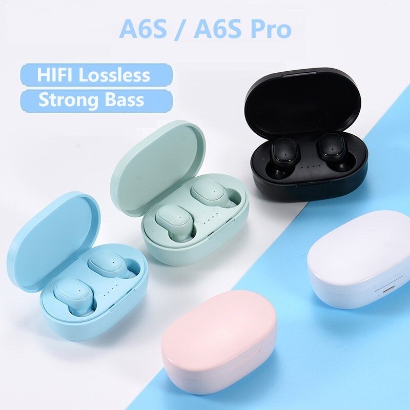 A6s pro TWS Bluetooth Earphones Wireless Earphone Headset Sport Earbuds Stereo Headphones ...