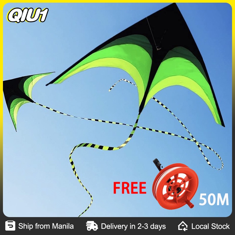 Toy rainbow kite with kite string Outdoor beach garden sport Kite ...