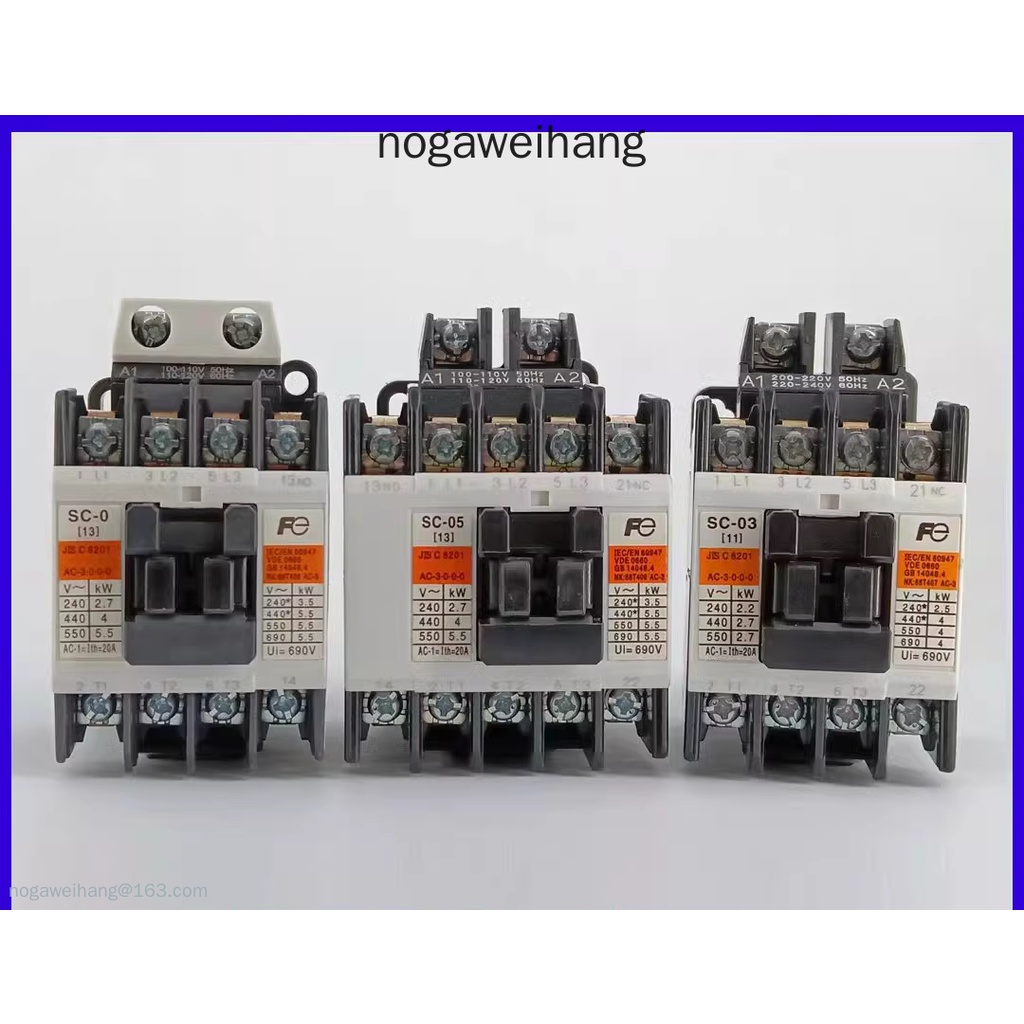 Fuji Magnetic Contactor SC-0 SC-03 SC-05 SC-4-1 SC-5-1 Made in Japan | Shopee Philippines
