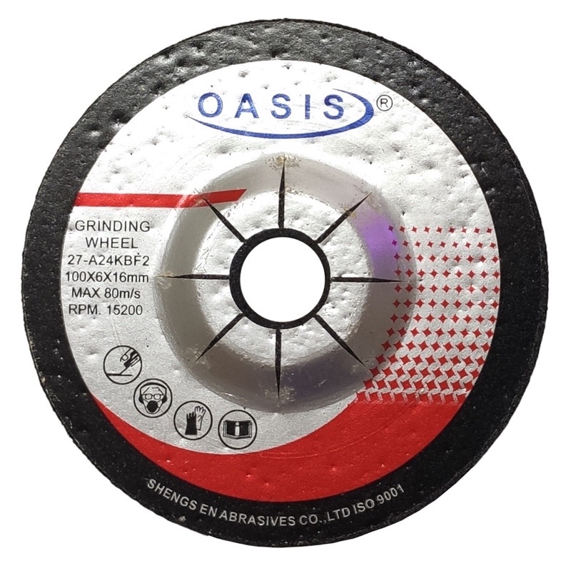 Oasis Grinding Disc HeavyDuty 4inch for metal stainless (100% ORIGINAL ...