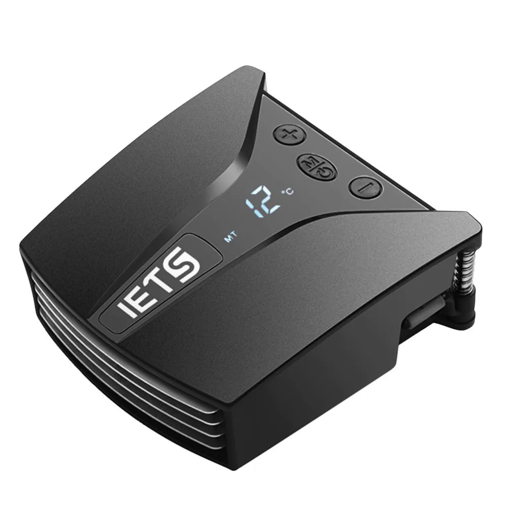 IETS GT202 vacuum laptop fan cooler With temperature display ...