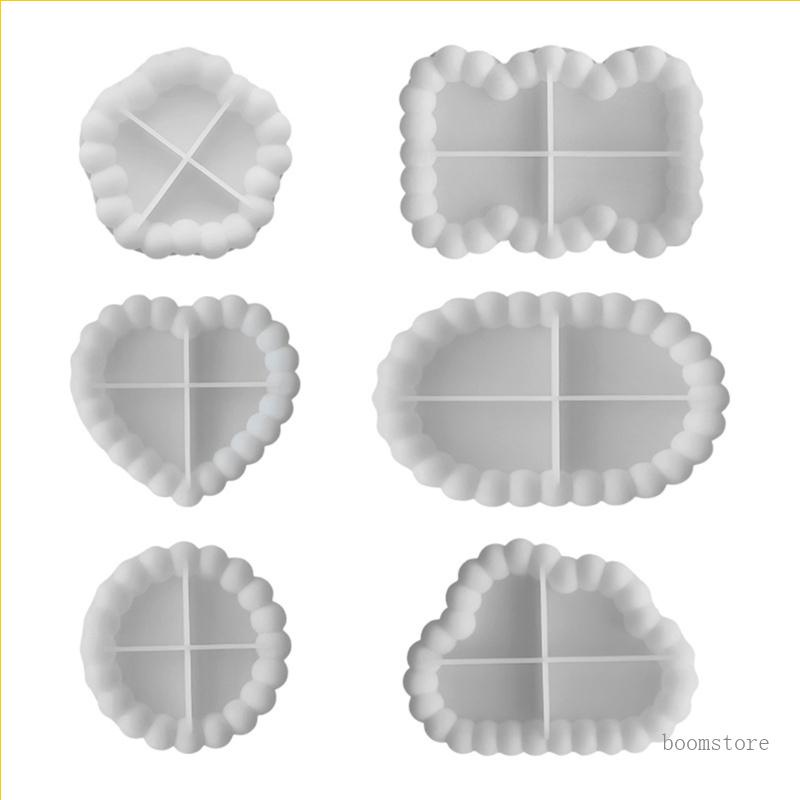 Boom Silicone Tray Molds Epoxy Resin Molds Multishaped Jewelry Dish ...